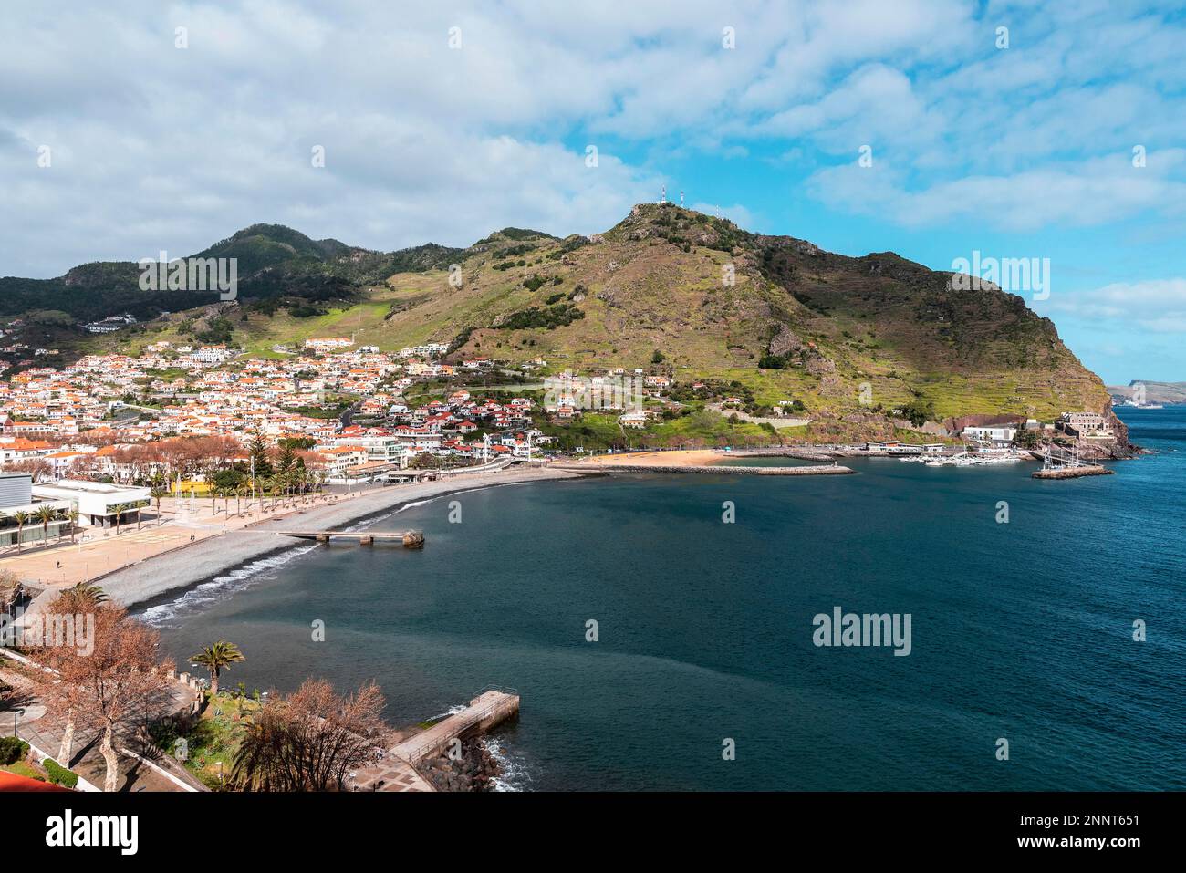 Coastal resort, Machico, Madeira, Portugal Stock Photo - Alamy