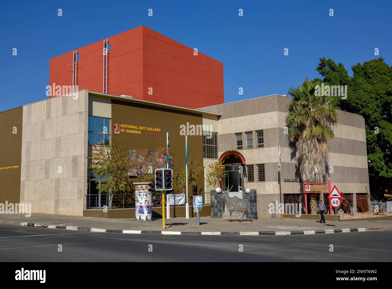 Nationale Kunstgalerie, Windhoek, Region Khomas, Namibia Stock Photo ...