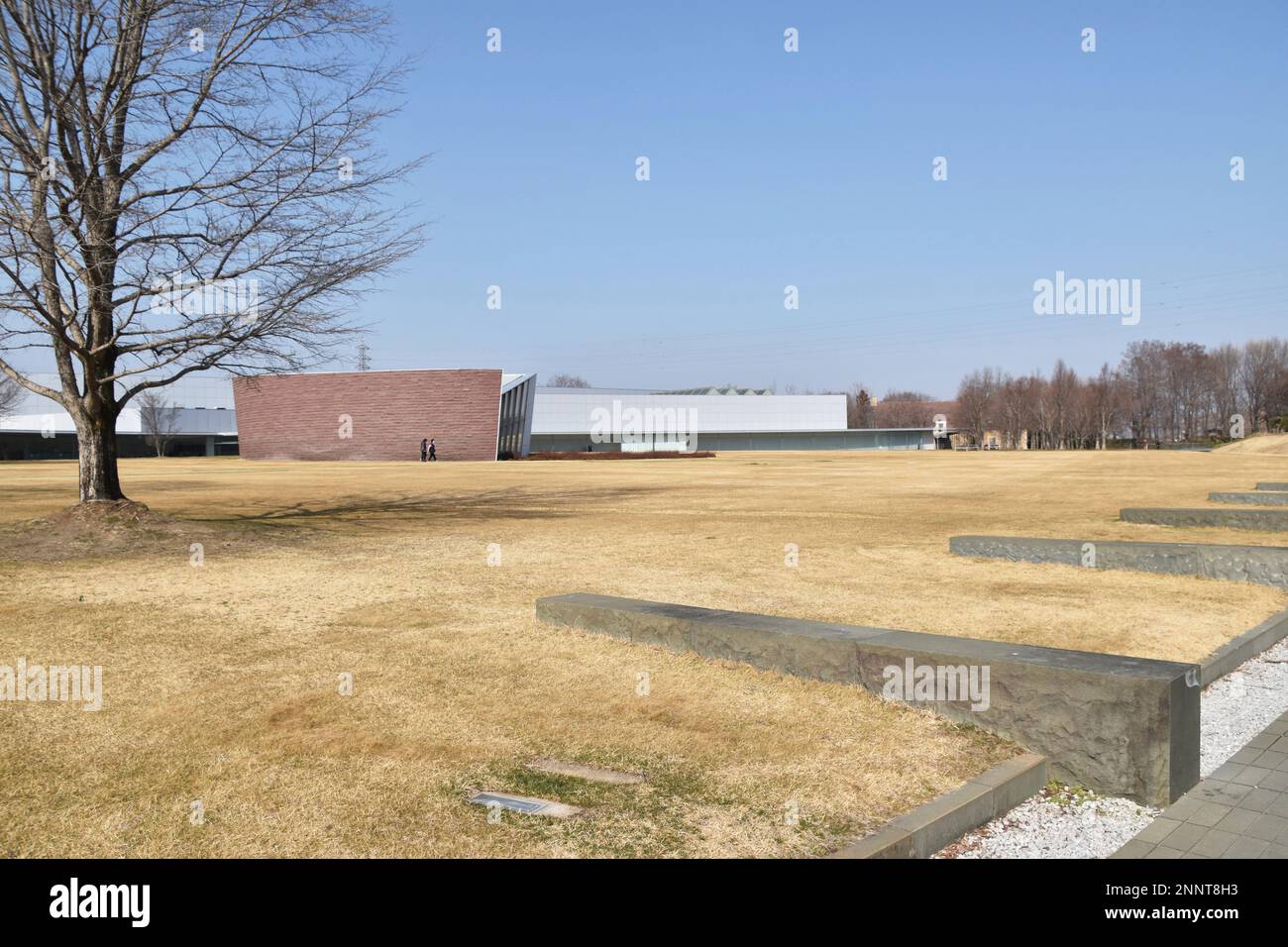 A picture taken on Feb.13, 2021 shows Gunma Museum of Art, Tatebayashi ...