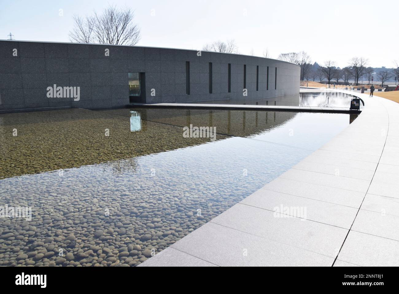A picture taken on Feb.13, 2021 shows Gunma Museum of Art, Tatebayashi ...