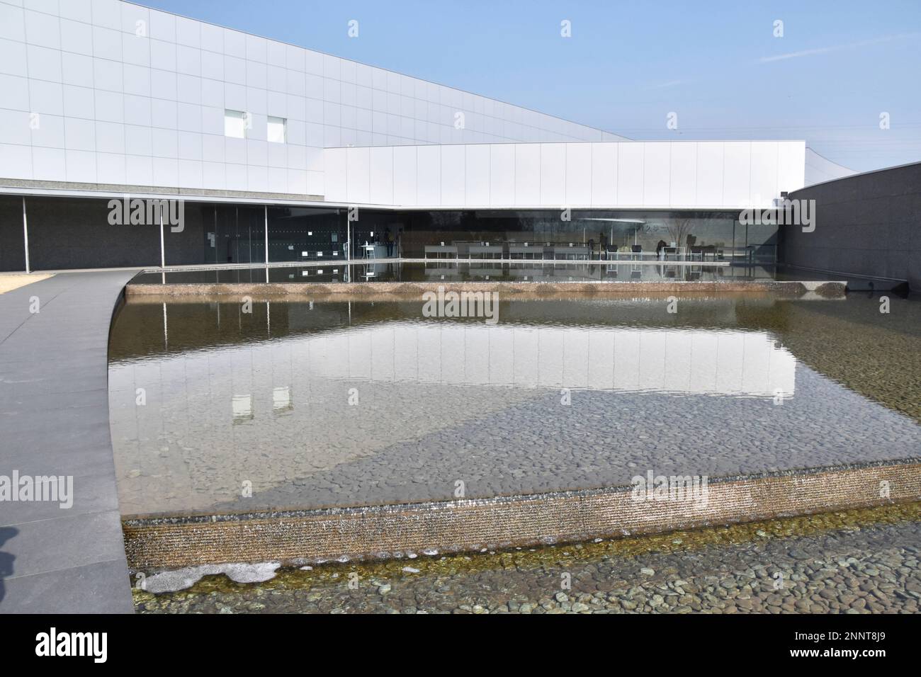 A picture taken on Feb.13, 2021 shows Gunma Museum of Art, Tatebayashi ...