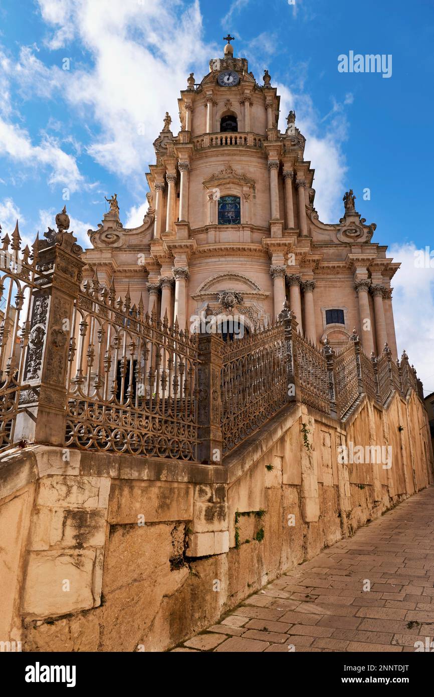 Duomo of San Giorgio (Dome of St. George) Cathedral in Modica Sicily ...