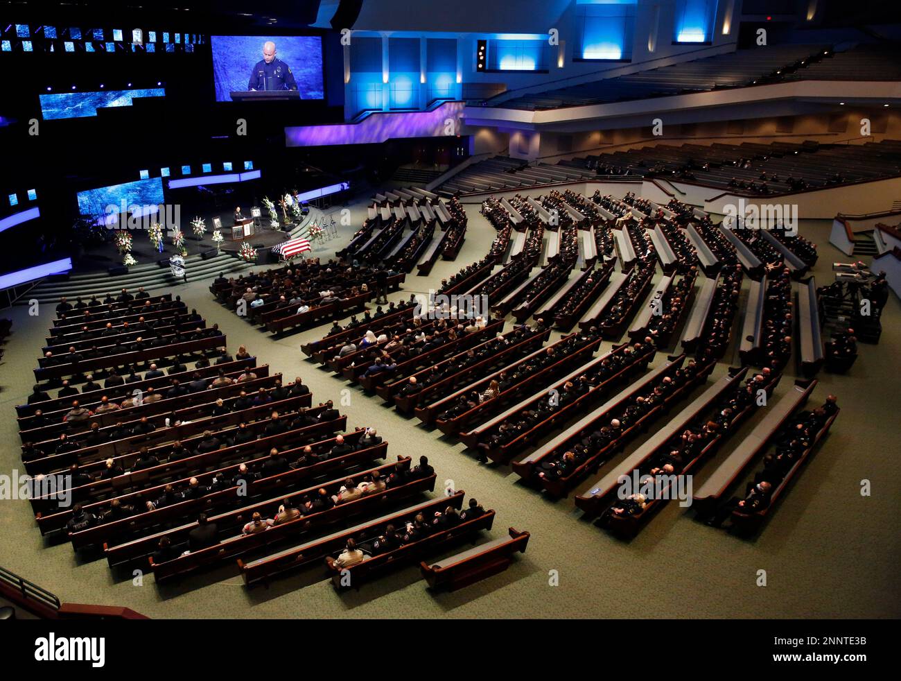 Police officers from departments across the Metroplex attend the ...