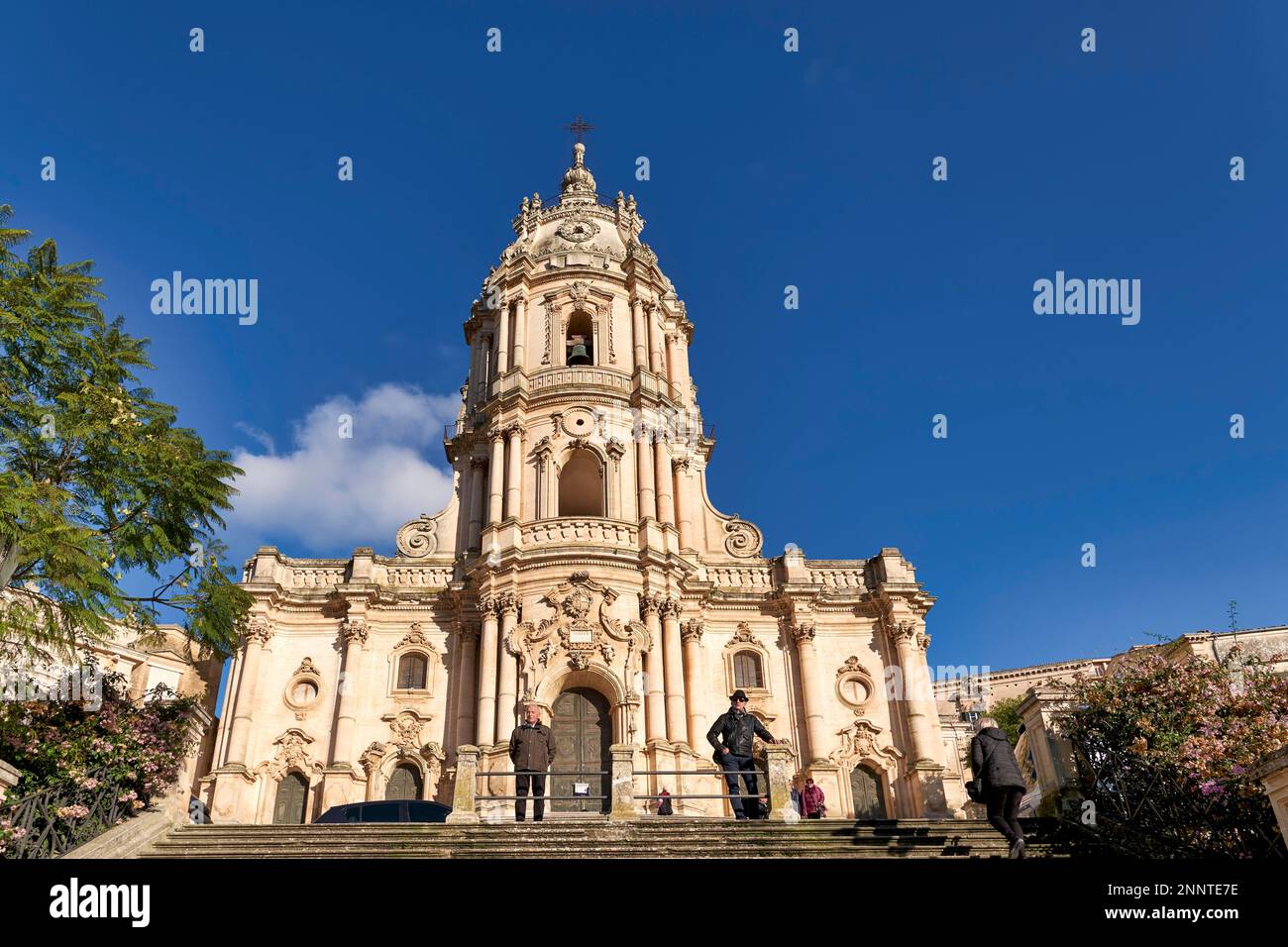 Duomo of San Giorgio Cathedral in Modica Sicily Italy Stock Photo - Alamy