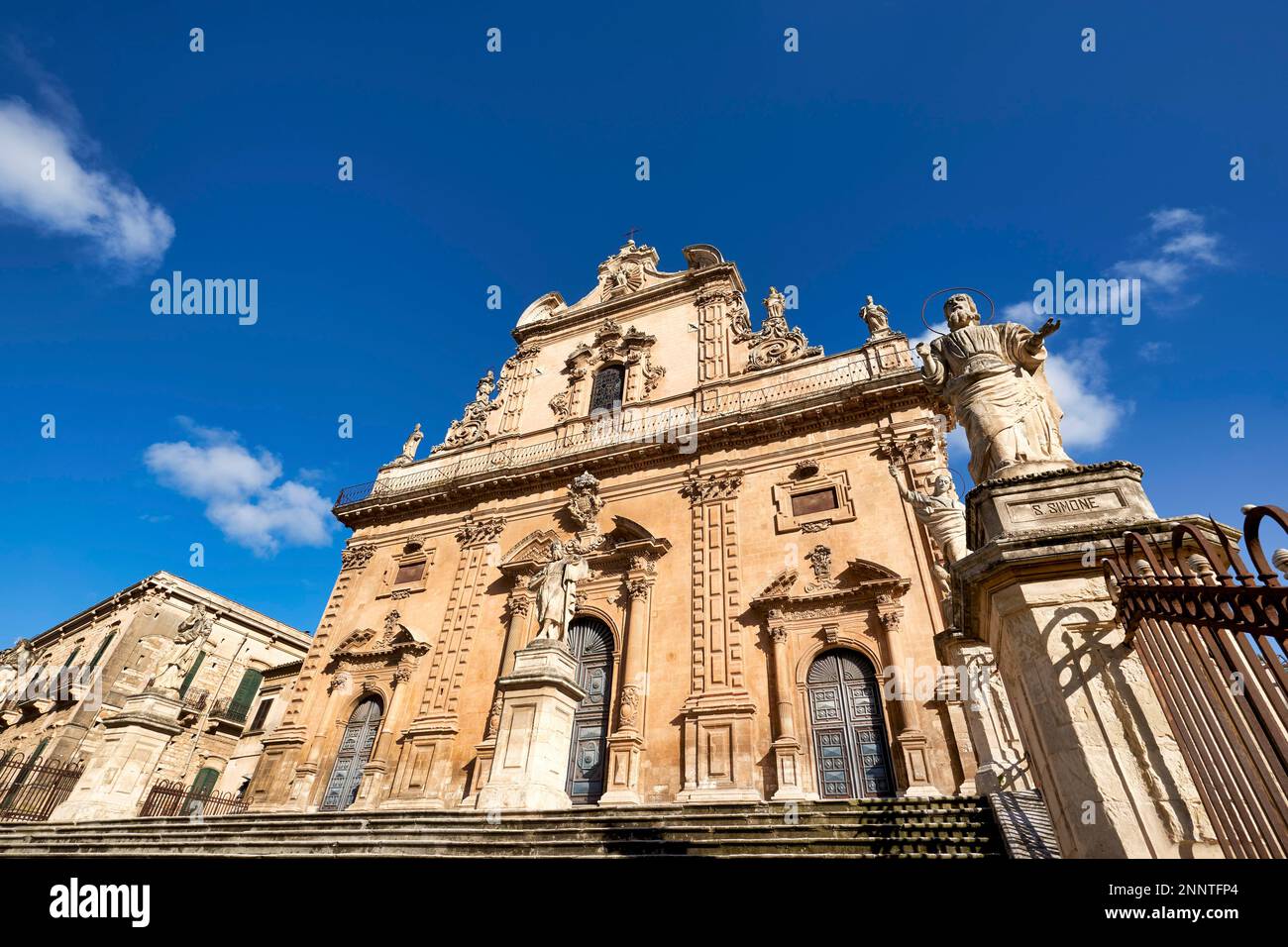 Chiesa di San Pietro Church. Modica Sicily Italy Stock Photo - Alamy