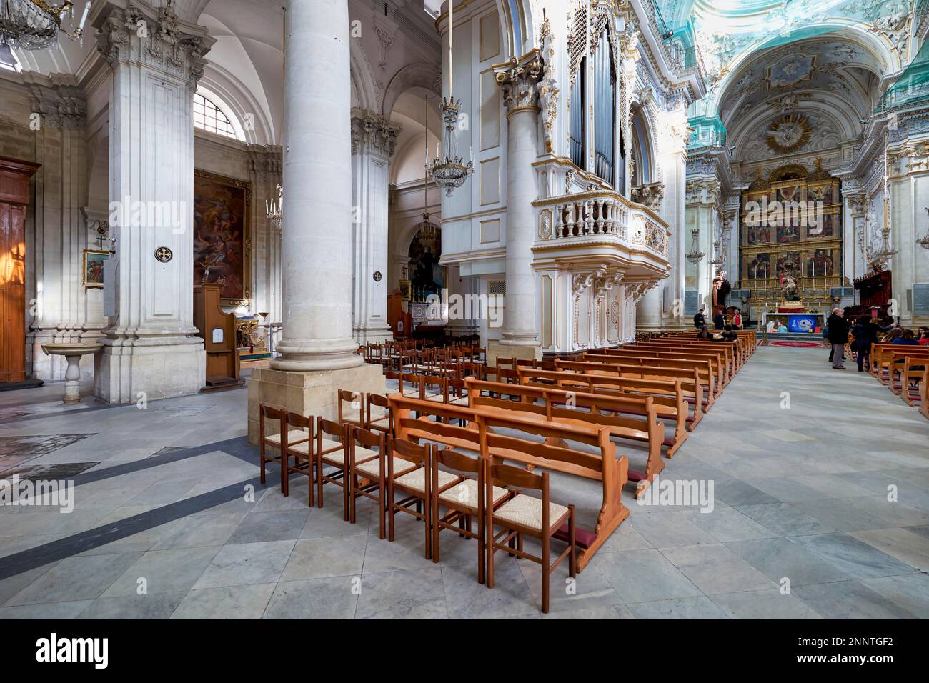 Duomo of San Giorgio Cathedral in Modica Sicily Italy Stock Photo - Alamy