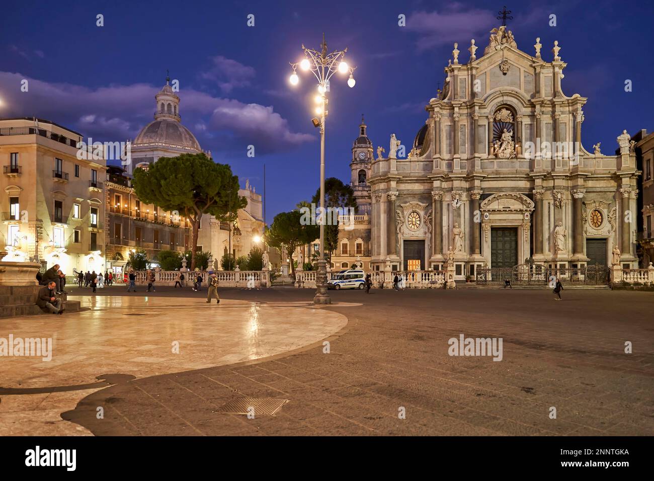 Metropolitan Cathedral of Saint Agatha Duomo Catania Sicily Italy Stock ...
