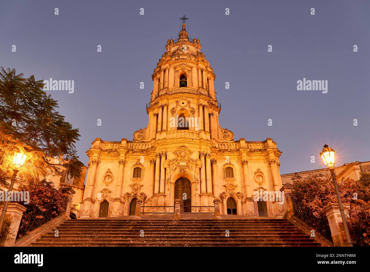 Duomo of San Giorgio Cathedral in Modica Sicily Italy Stock Photo - Alamy