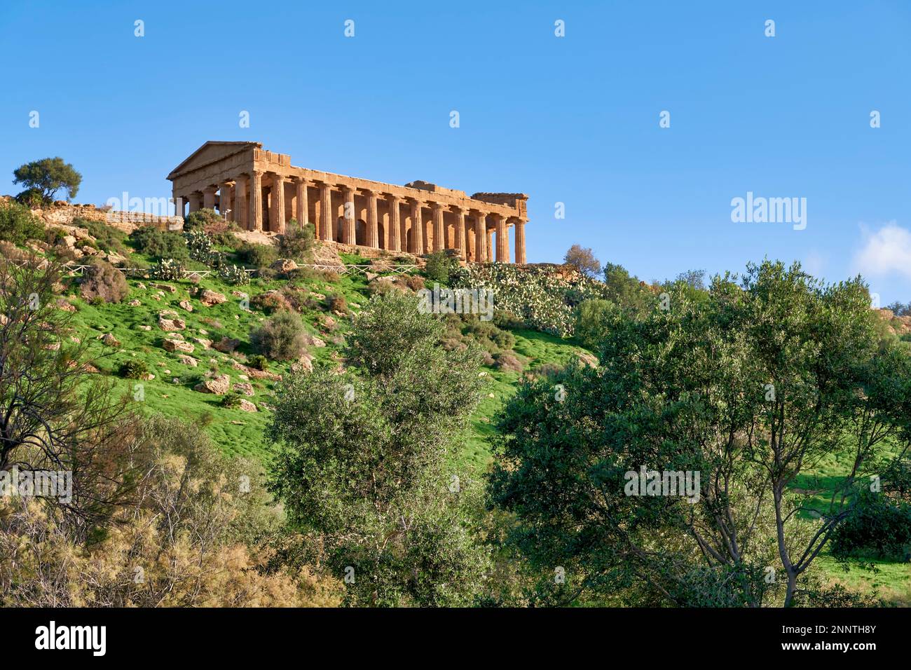 Temple of Concordia (Tempio della Concordia). Valle dei Templi (Valley ...
