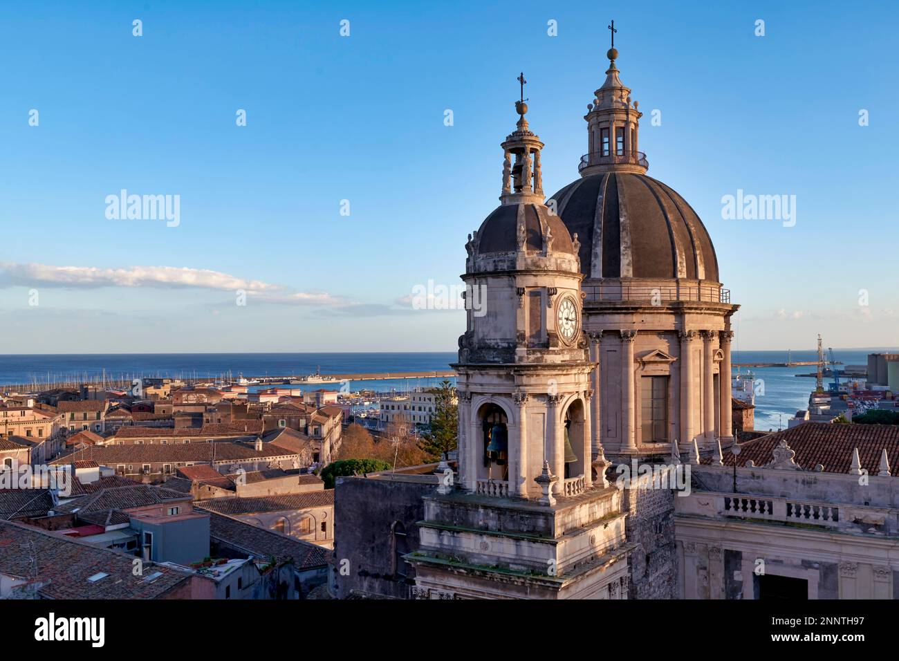 Metropolitan Cathedral of Saint Agatha Duomo Catania Sicily Italy Stock ...