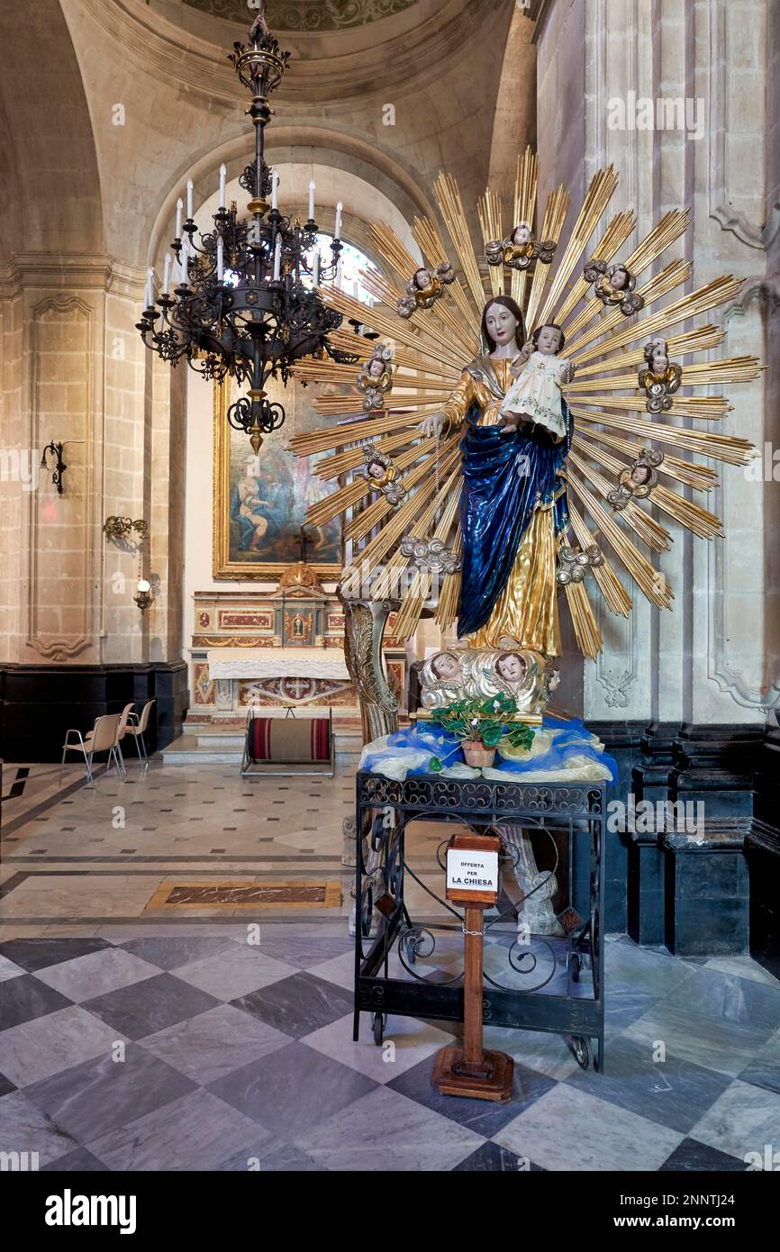 Duomo of San Giorgio (Dome of St. George) Cathedral in Modica Sicily ...