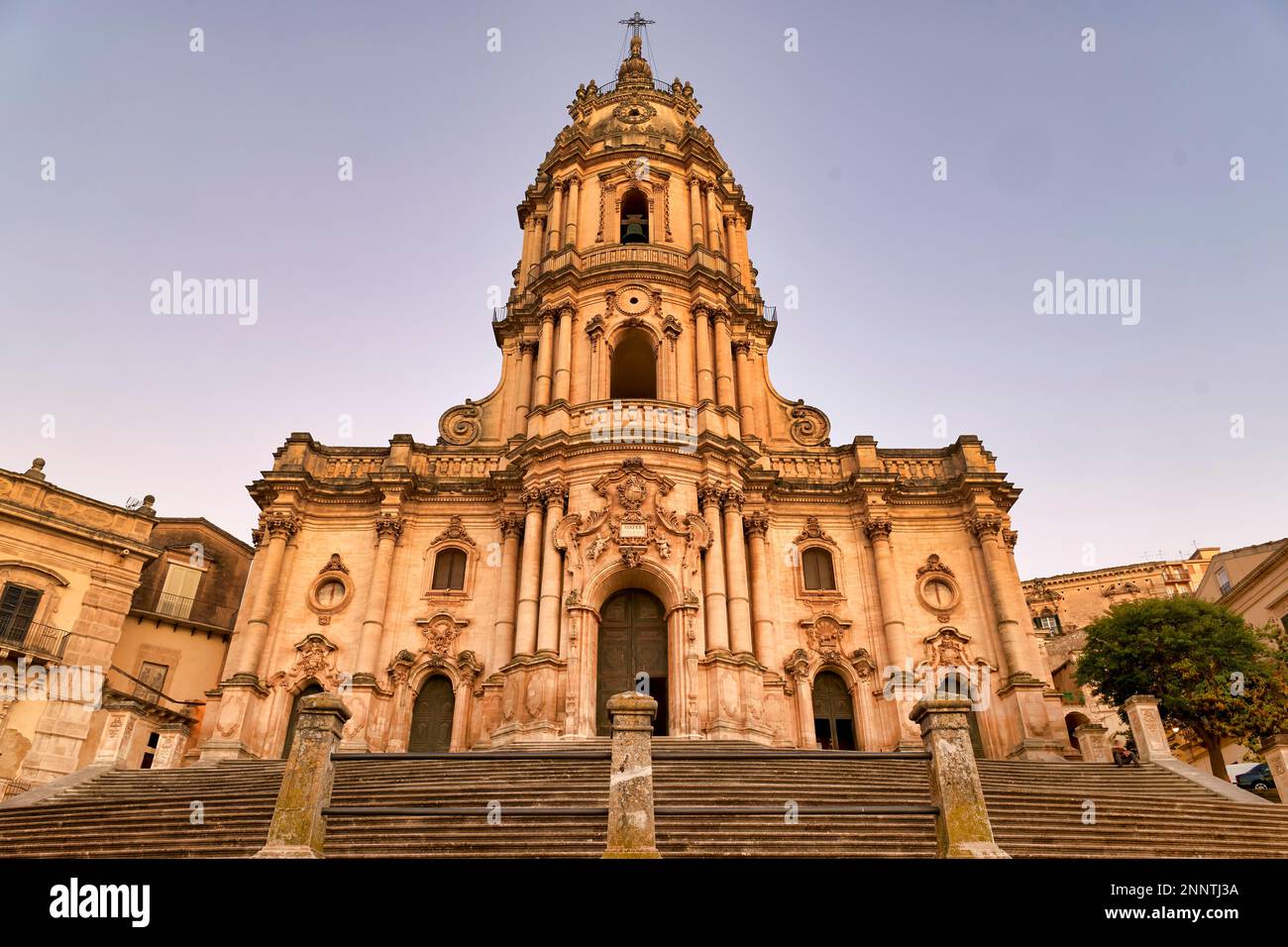 Duomo of San Giorgio Cathedral in Modica Sicily Italy Stock Photo - Alamy