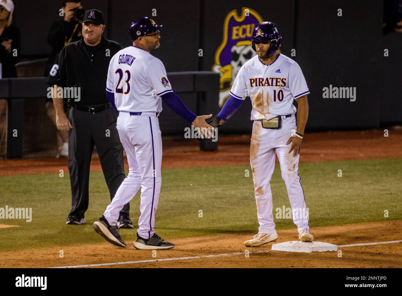 Greenville, NC, USA. 24th Feb, 2023. East Carolina Pirates Head Coach ...