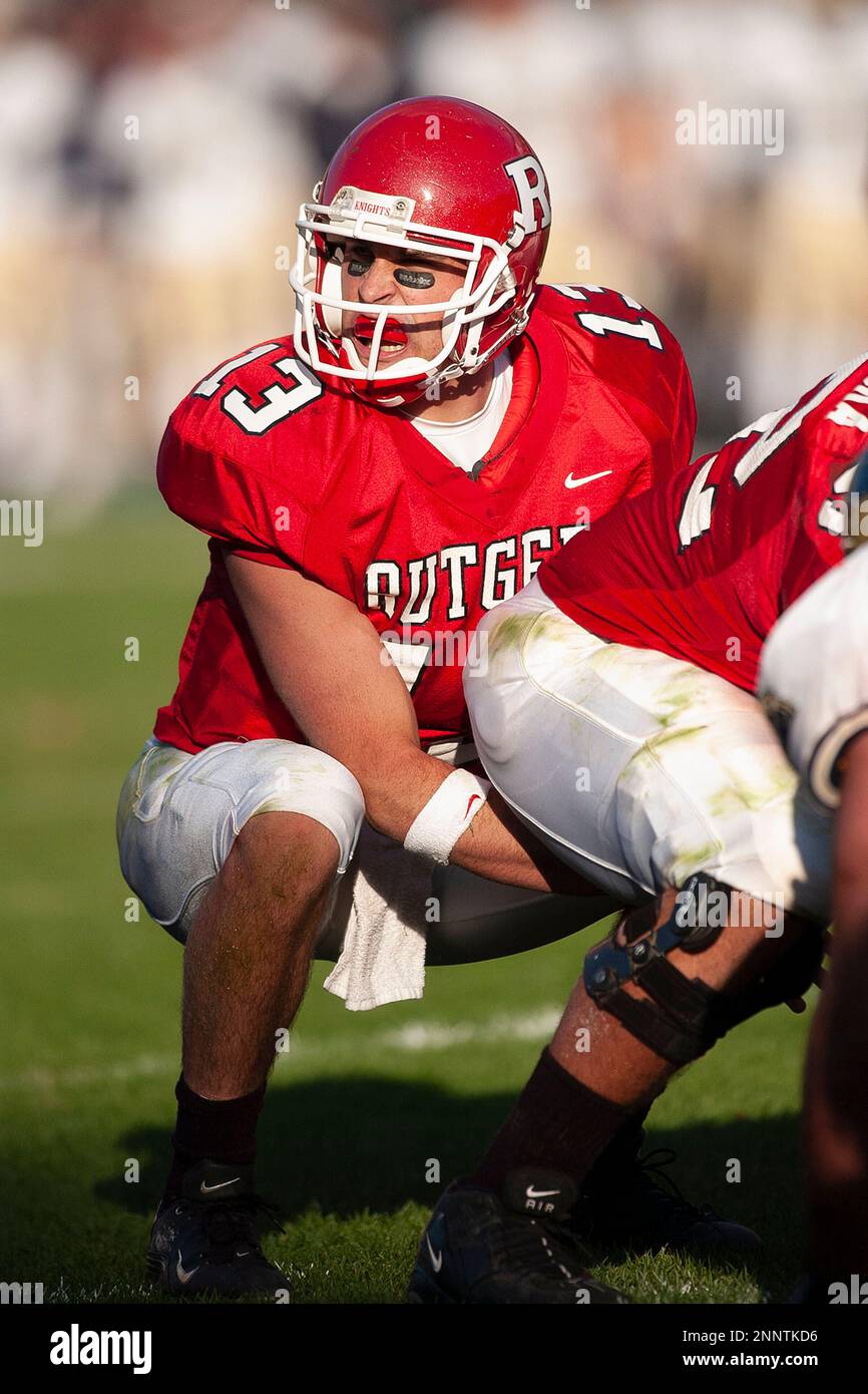Rutgers University Scarlet Knights quarterback Ryan Hart (13) during an ...