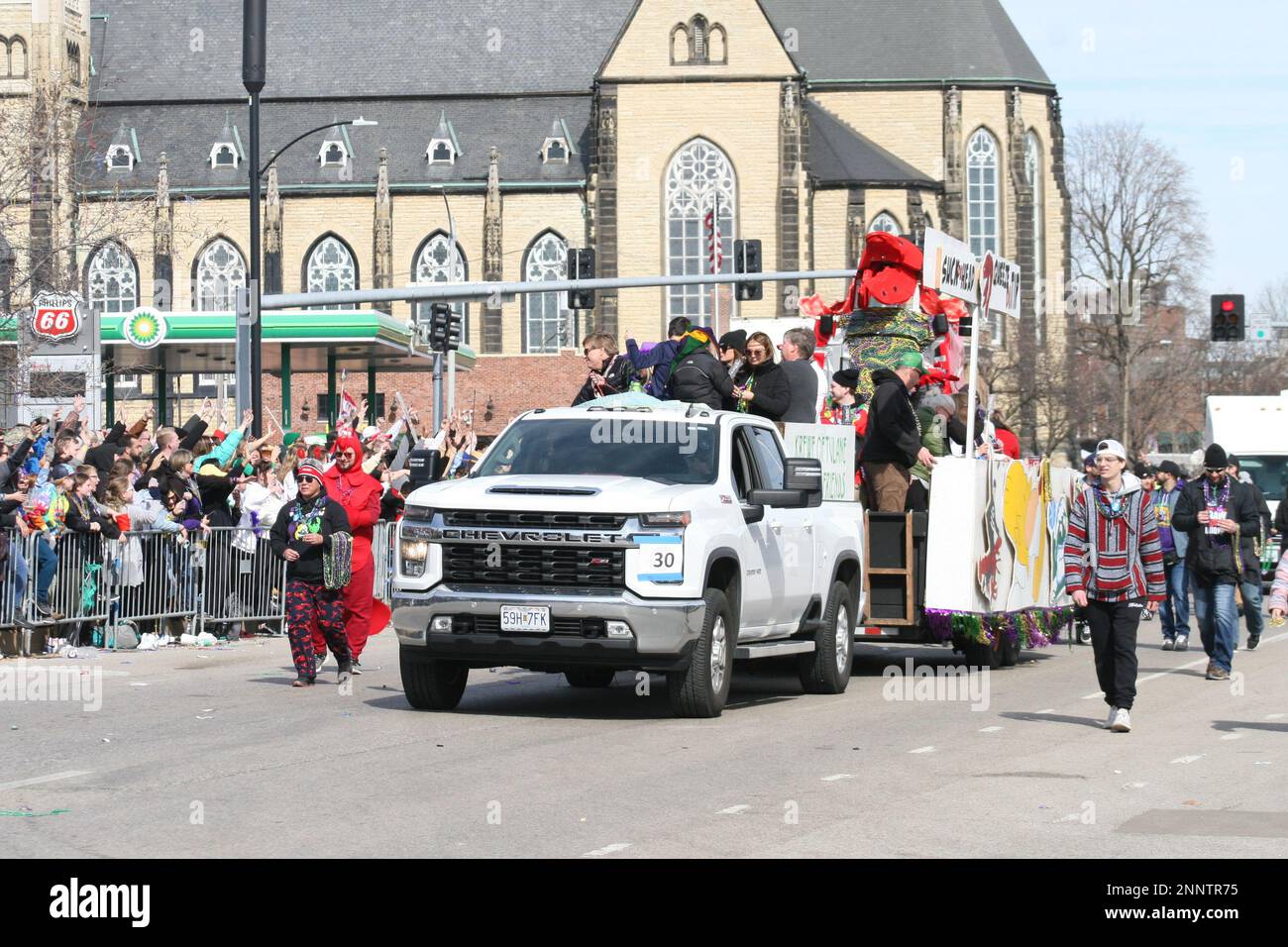 St. Louis, Missouri, USA Bud Light Parade 2023 Mardi Gras Parade 2023 ...