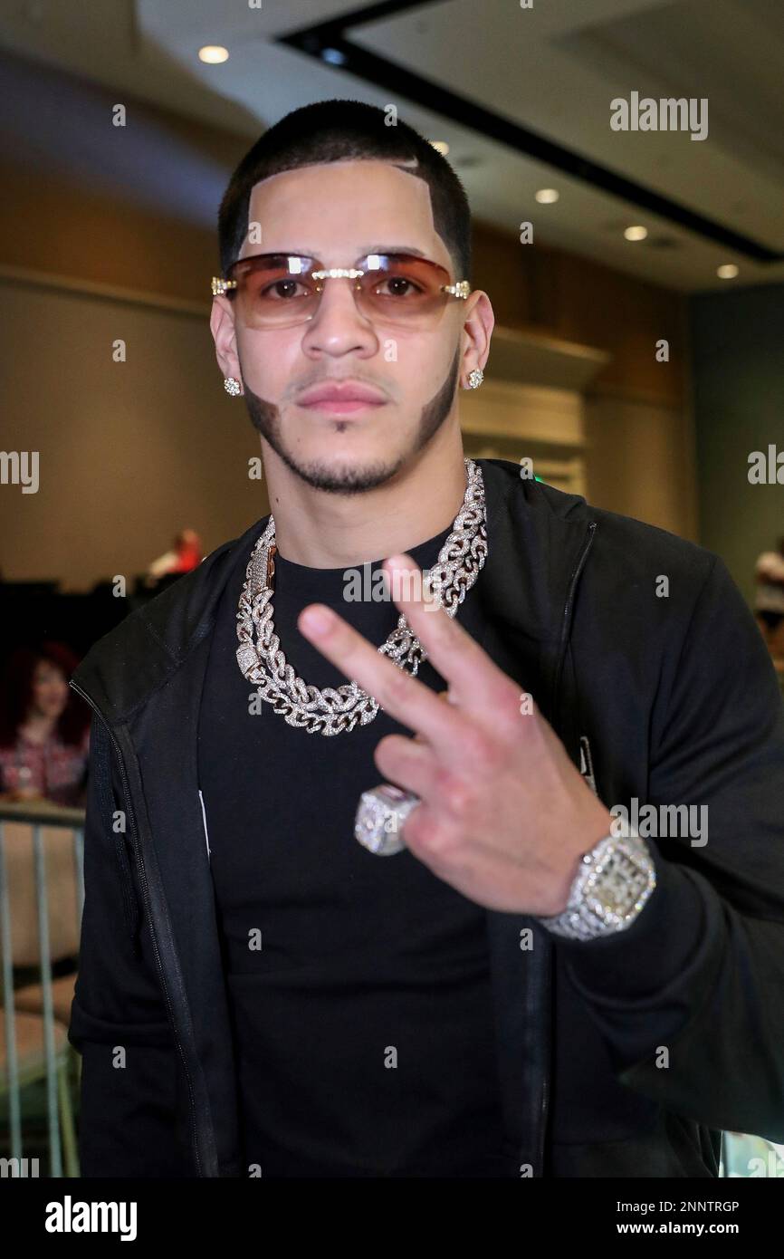 Undefeated pro boxer Edgar Berlanga poses at the One For All Promotions ...