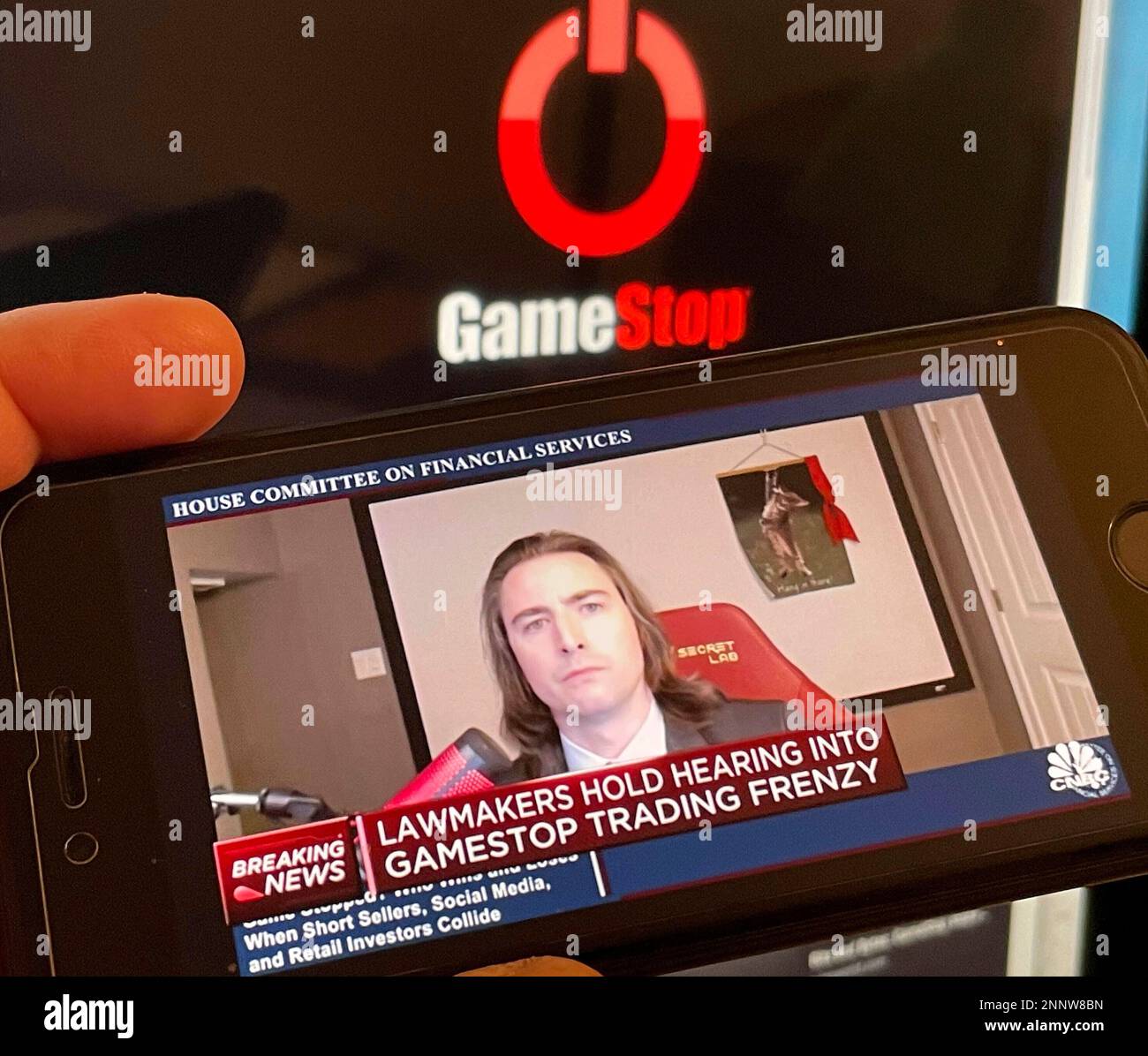 Photo by: STRF/STAR MAX/IPx 2021 2/18/21 Keith Gill testifies at ...