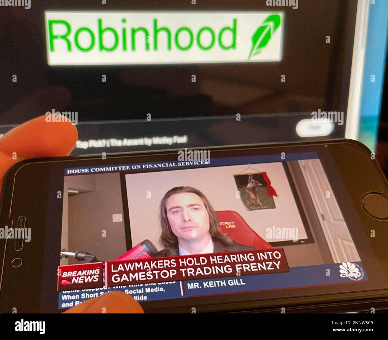 Photo by: STRF/STAR MAX/IPx 2021 2/18/21 Keith Gill testifies at ...