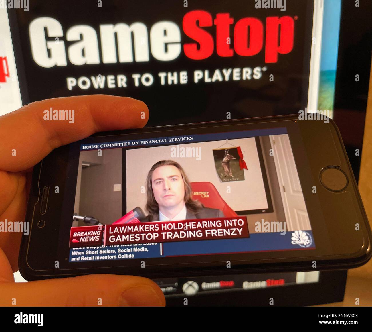 Photo by: STRF/STAR MAX/IPx 2021 2/18/21 Keith Gill testifies at ...