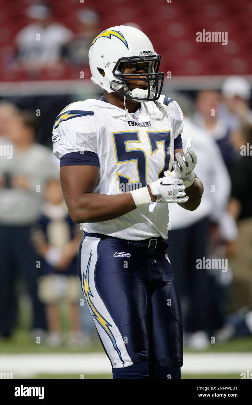 October 17, 2010: San Diego Chargers' linebacker Brandon Lang during ...
