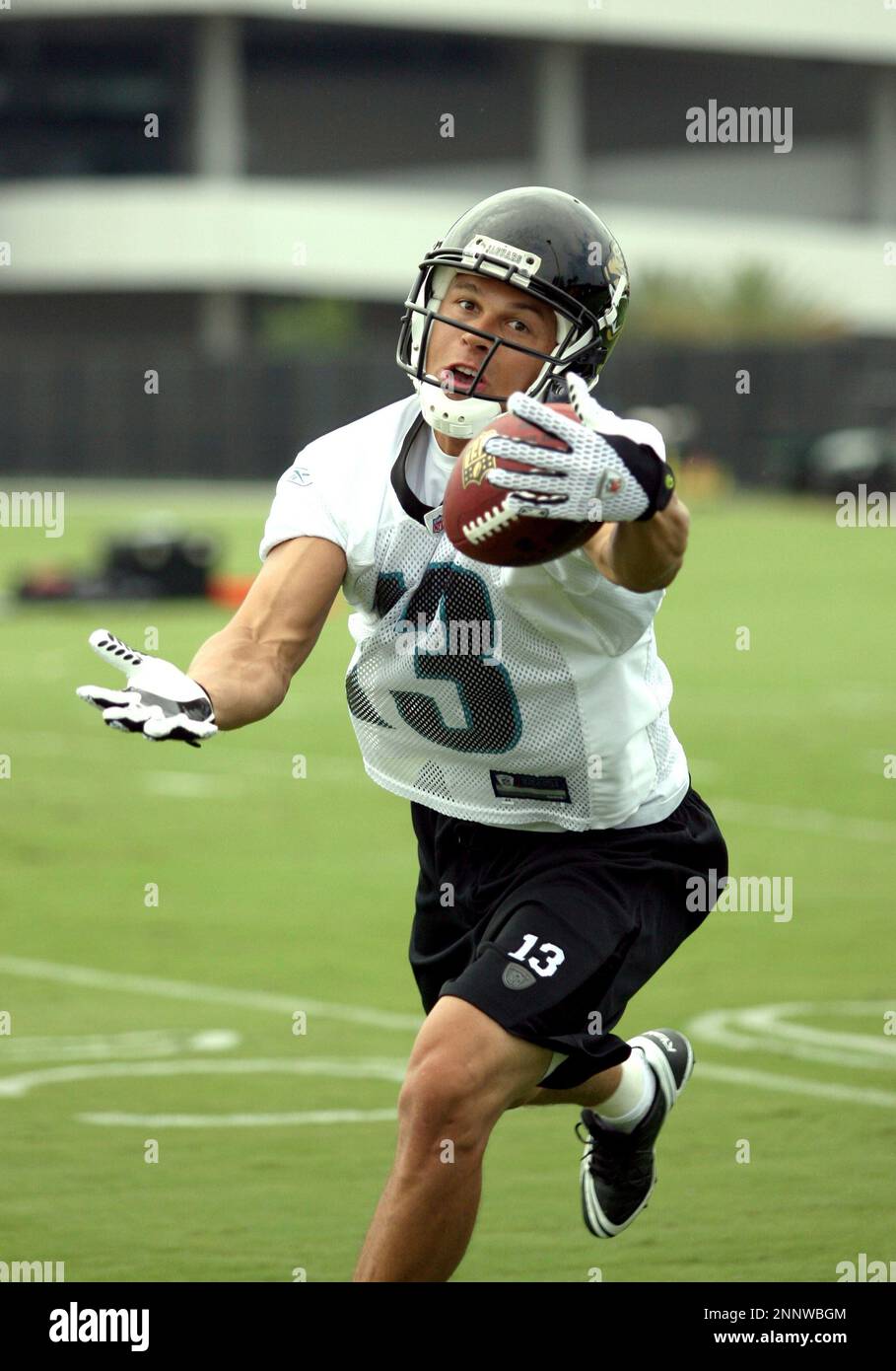 26 July 2008: Ryan Hoag (#13) during the Jacksonville Jaguars training ...