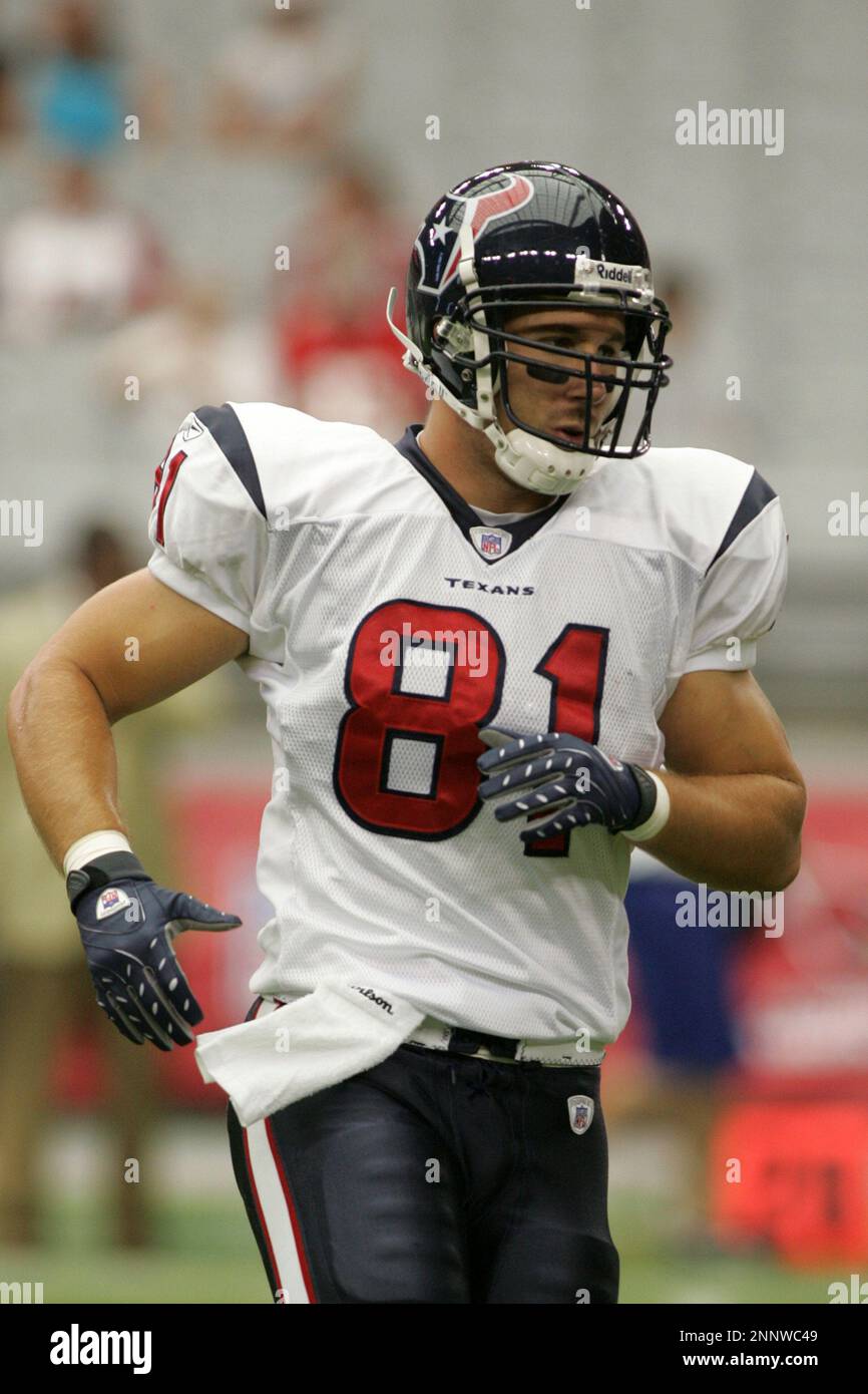 18 August 2007: Houston Texans tightend Owen Daniels (81) during the ...