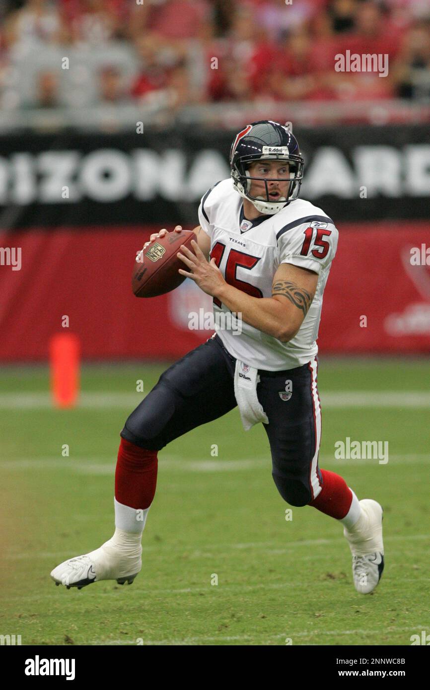 18 August 2007: Houston Texans quarterback Jared Zabransky (15) during ...