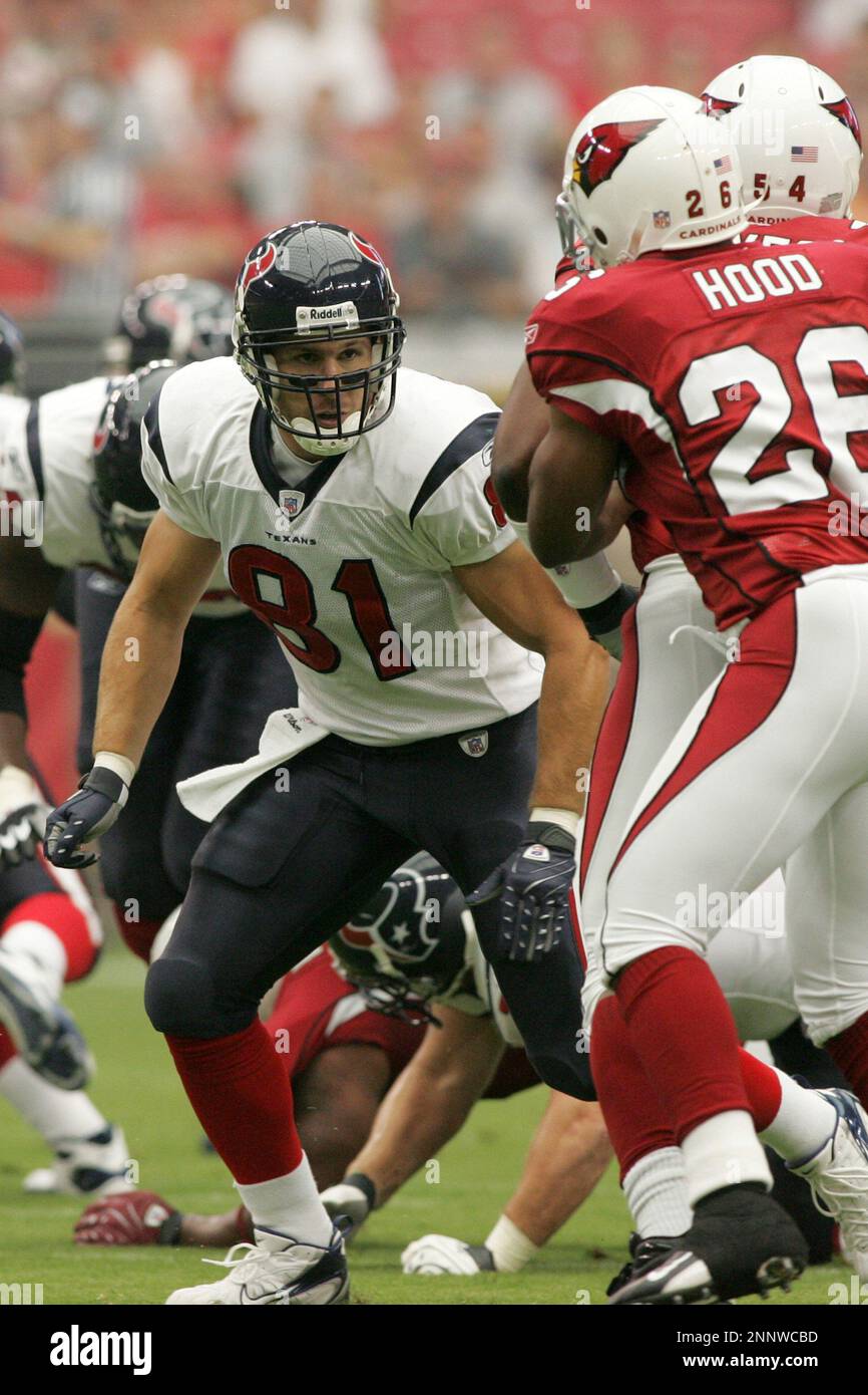 18 August 2007: Houston Texans tightend Owen Daniels (81) during the ...