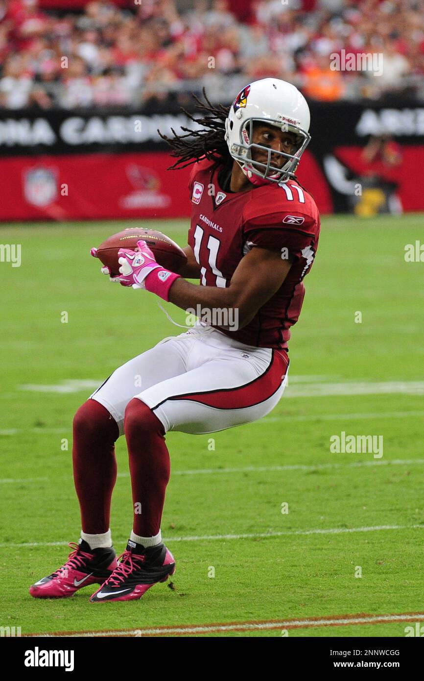 10 October 2010: Arizona Cardinals wide receiver Larry Fitzgerald (11 ...