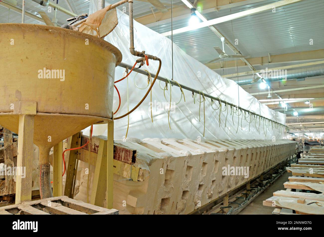 Ceramic factory equipment Stock Photo - Alamy