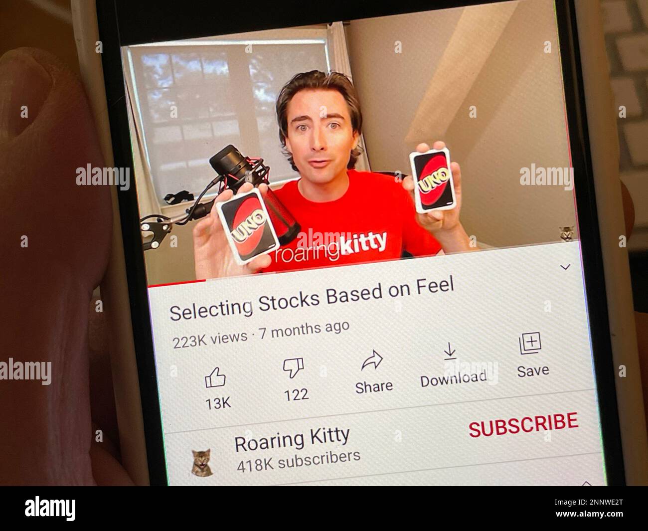 Photo by: STRF/STAR MAX/IPx 2021 2/17/21 Keith Patrick Gill, aka,"Roaring Kitty" aka "u ...