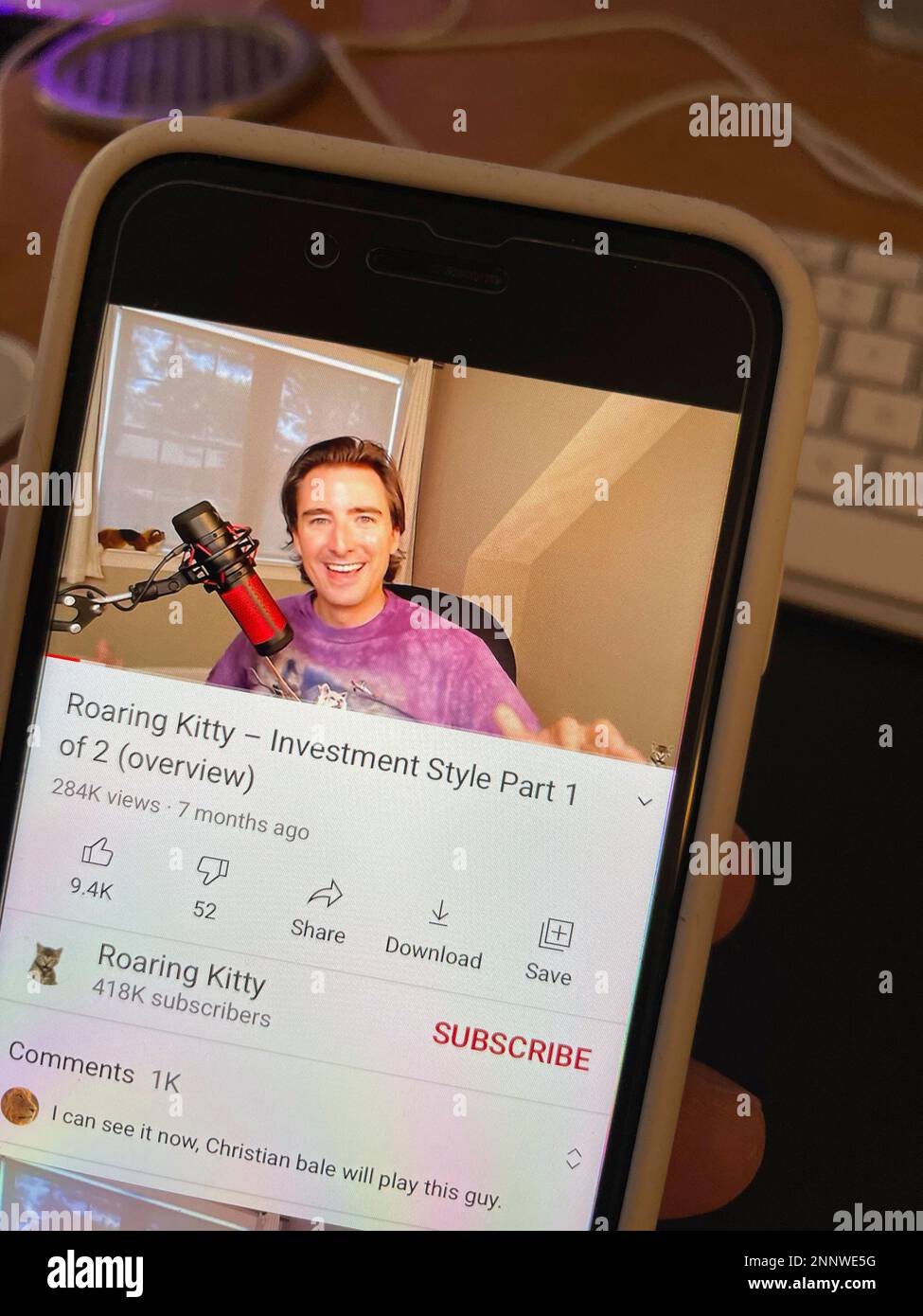 Photo by: STRF/STAR MAX/IPx 2021 2/17/21 Keith Patrick Gill, aka,"Roaring Kitty" aka "u ...