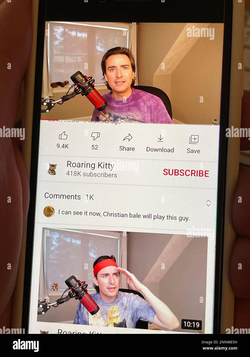 Photo by: STRF/STAR MAX/IPx 2021 2/17/21 Keith Patrick Gill, aka,"Roaring Kitty" aka "u ...