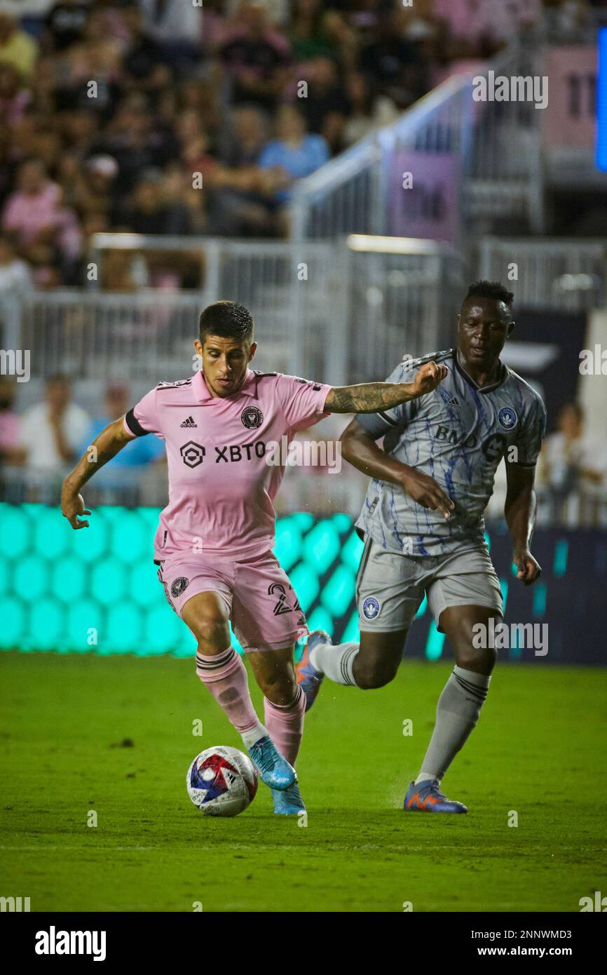 Fort Lauderdale, FL, USA. 25th Feb 2023. Inter Miami CF 22 Nicolas ...