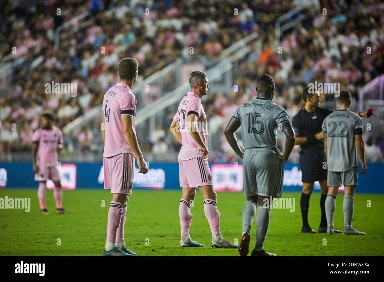 Fort lauderdale pink stadium hi-res stock photography and images - Alamy