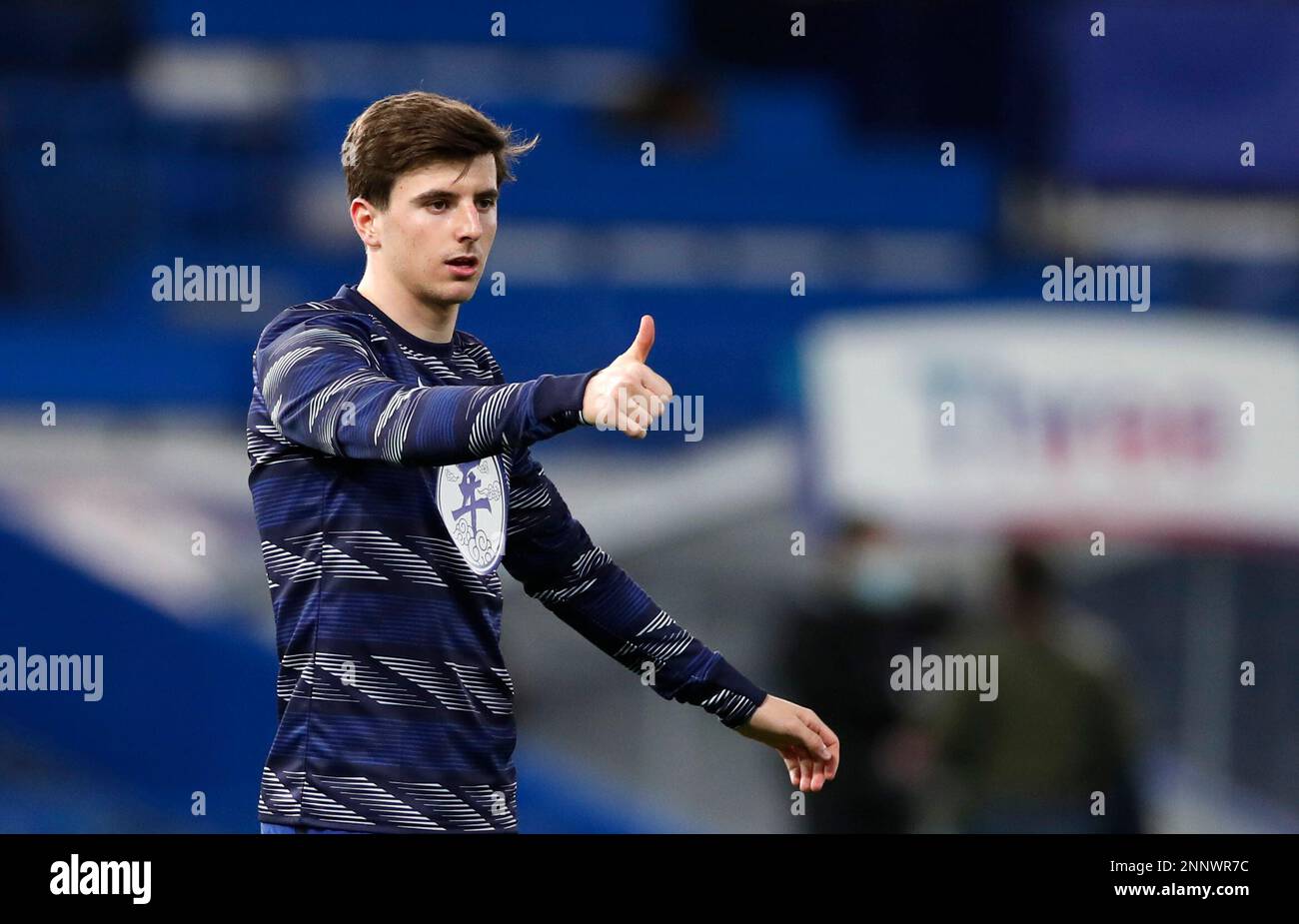 Chelsea's Mason Mount before the English Premier League soccer match ...
