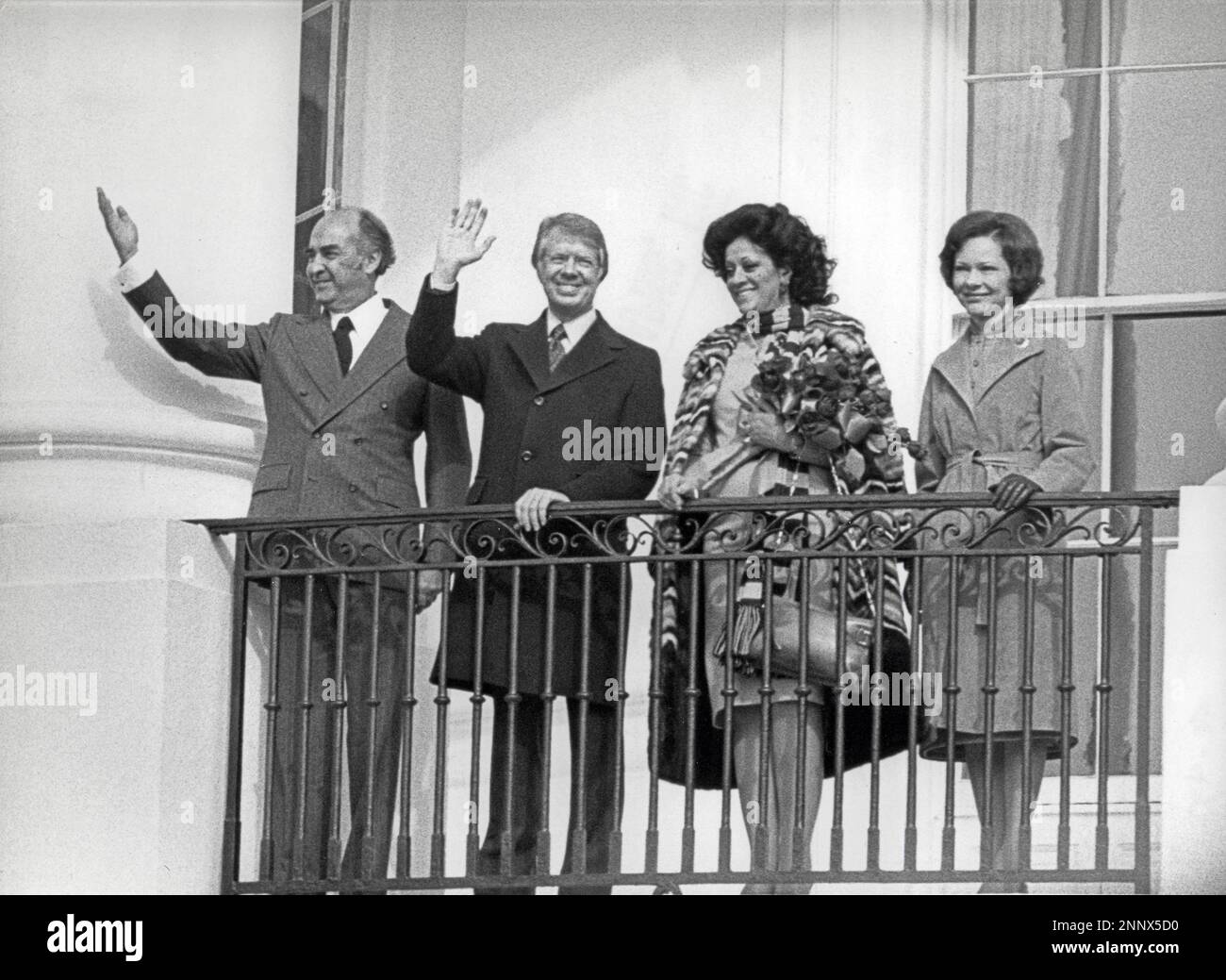 From left to right: President Jose Lopez Portillo of Mexico, United ...