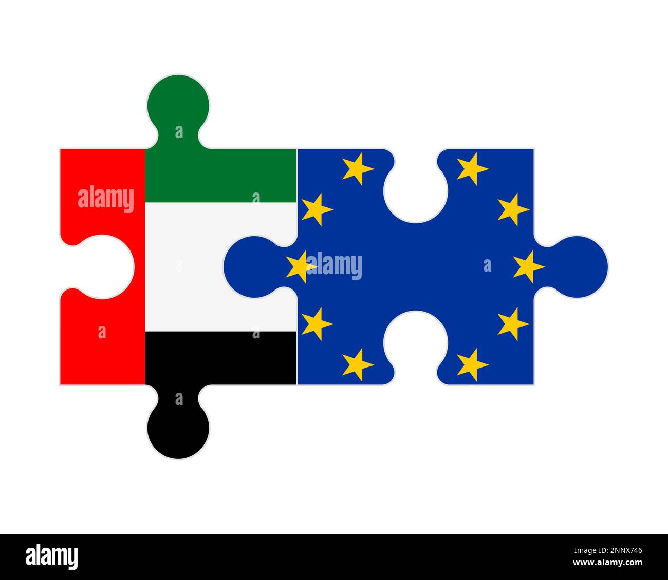 Eu uae flags hi-res stock photography and images - Alamy