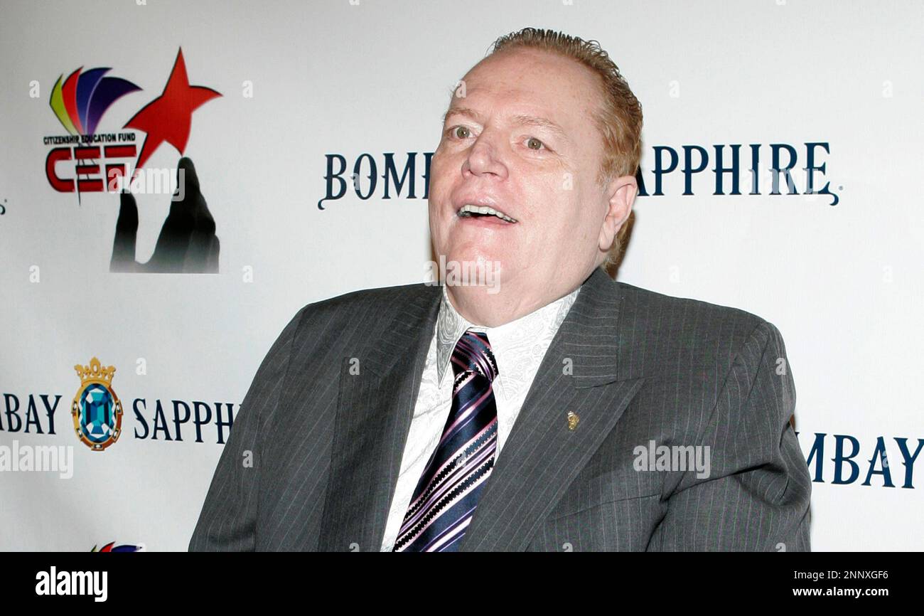 FILE - Hustler magazine founder Larry Flynt poses for photographers on ...