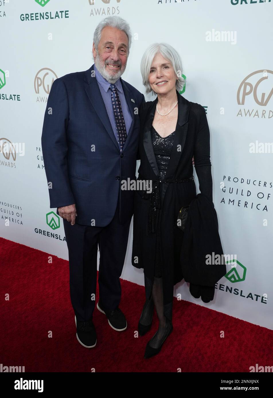 Hawk Koch, left, and Molly Koch arrive at the 34th Annual Producers ...