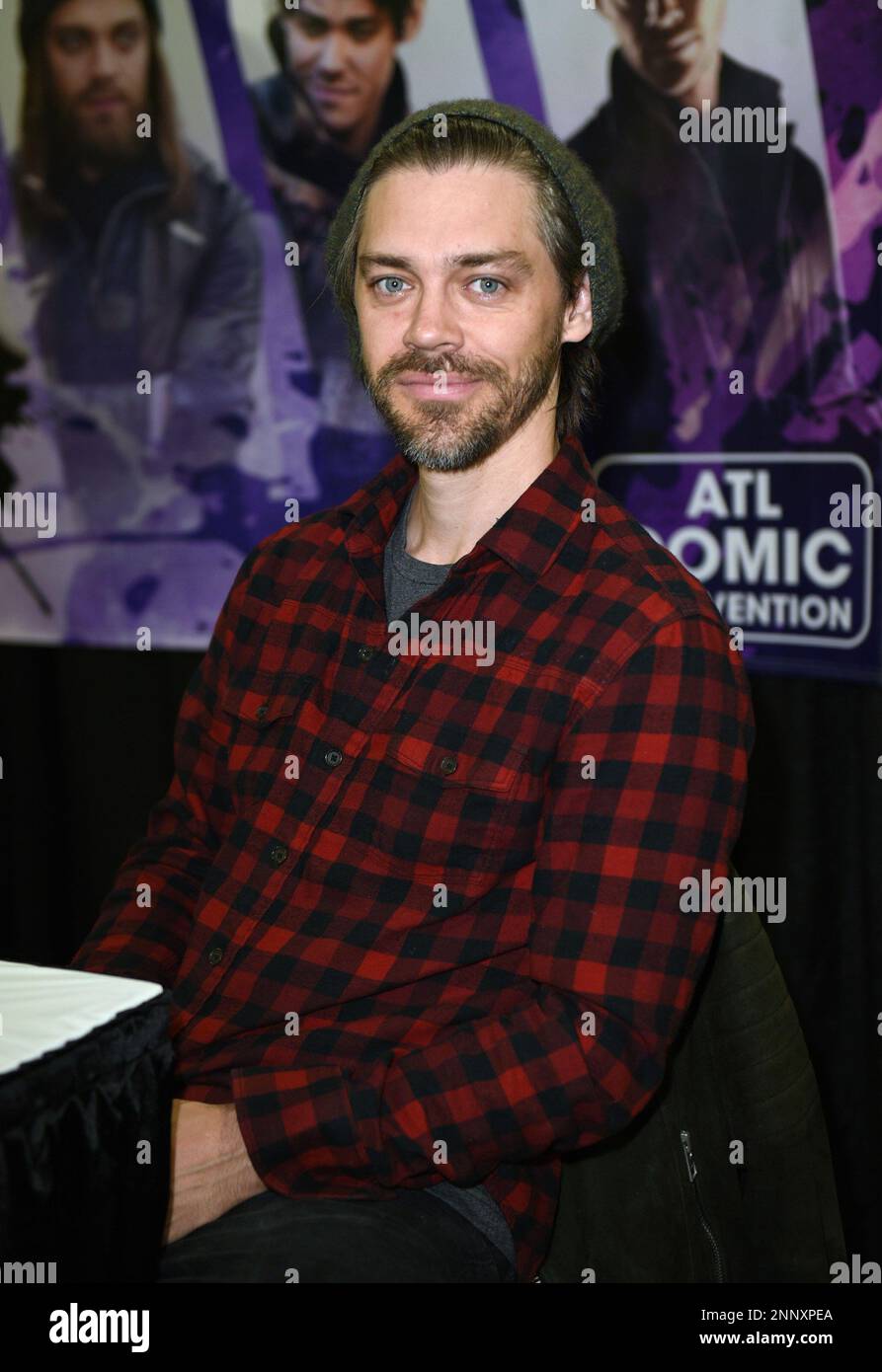 Atlanta, GA, USA. 25th Feb, 2023. Tom Payne in attendance for ATL Comic ...