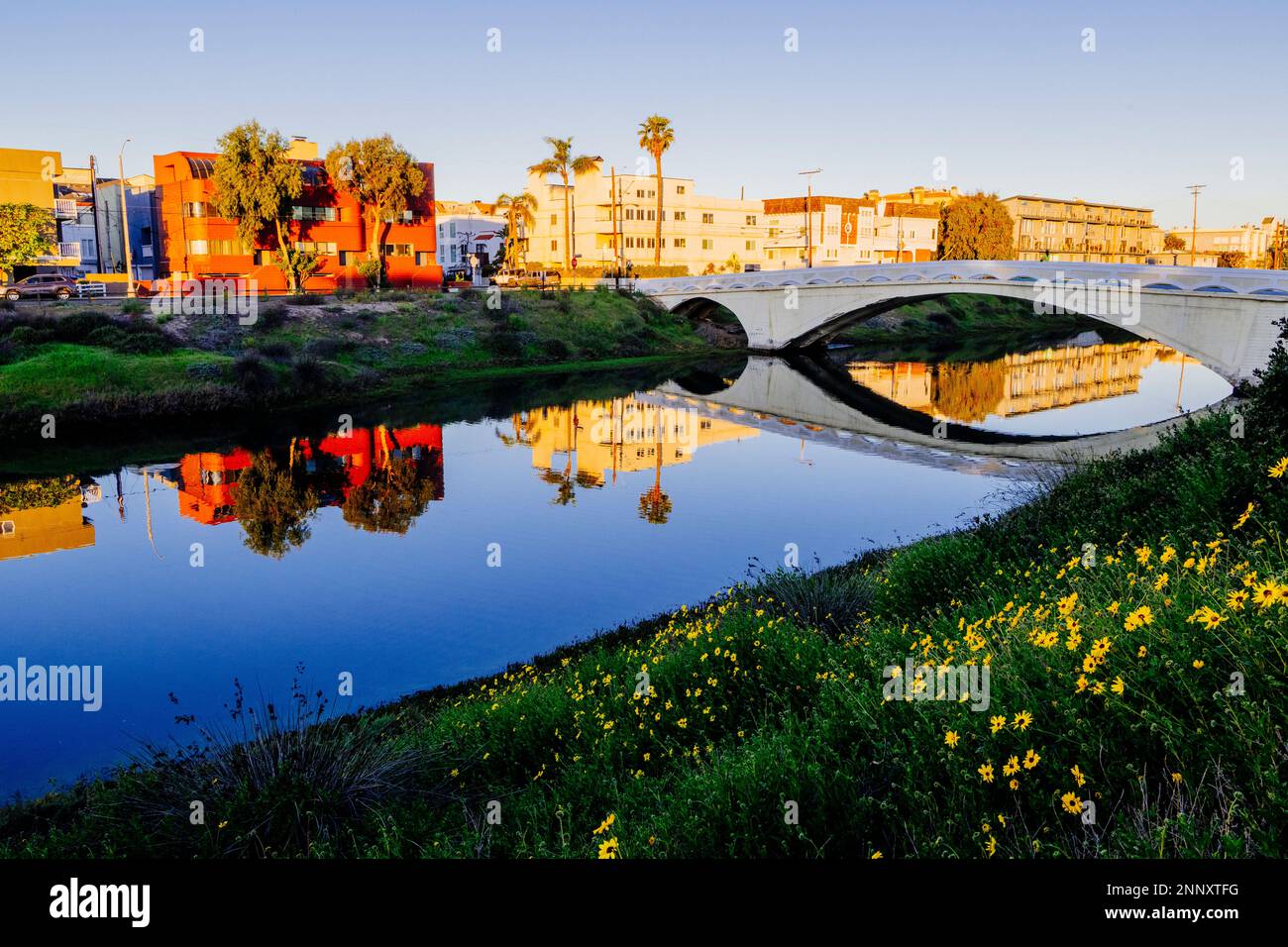 Ballona lagoon bridge hi-res stock photography and images - Alamy