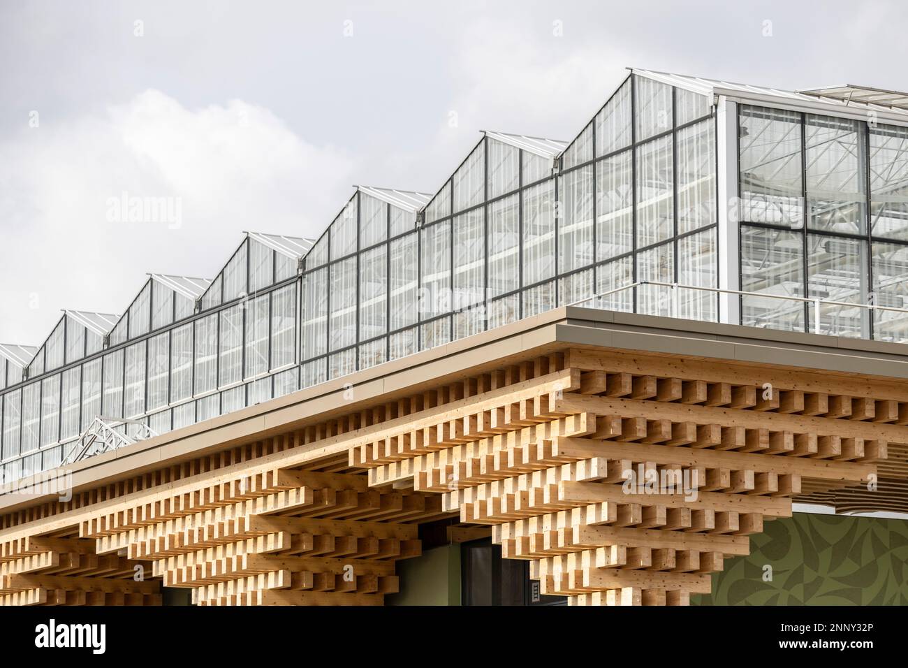 Wiesbaden, Germany. 24th Feb, 2023. A supermarket with wooden ...