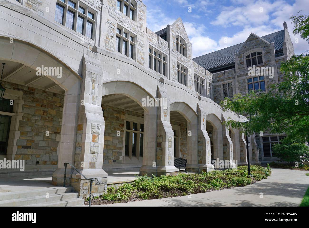Ann Arbor, Michigan - Campus of the University of Michigan with ...