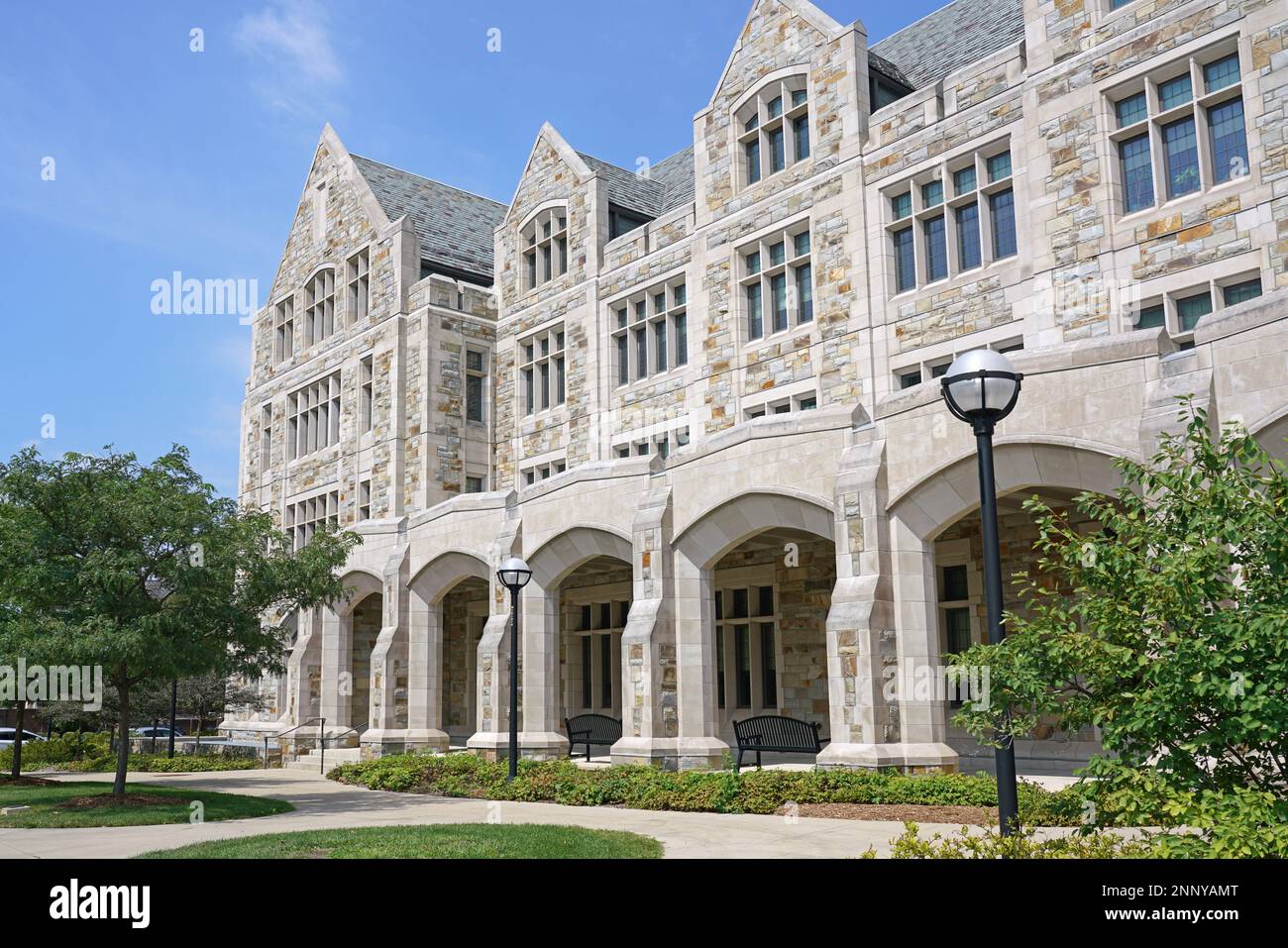 Ann Arbor, Michigan - Campus of the University of Michigan with ...