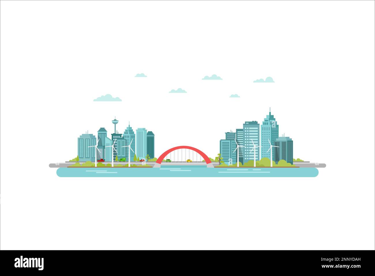 Smart cities future Cut Out Stock Images & Pictures - Alamy