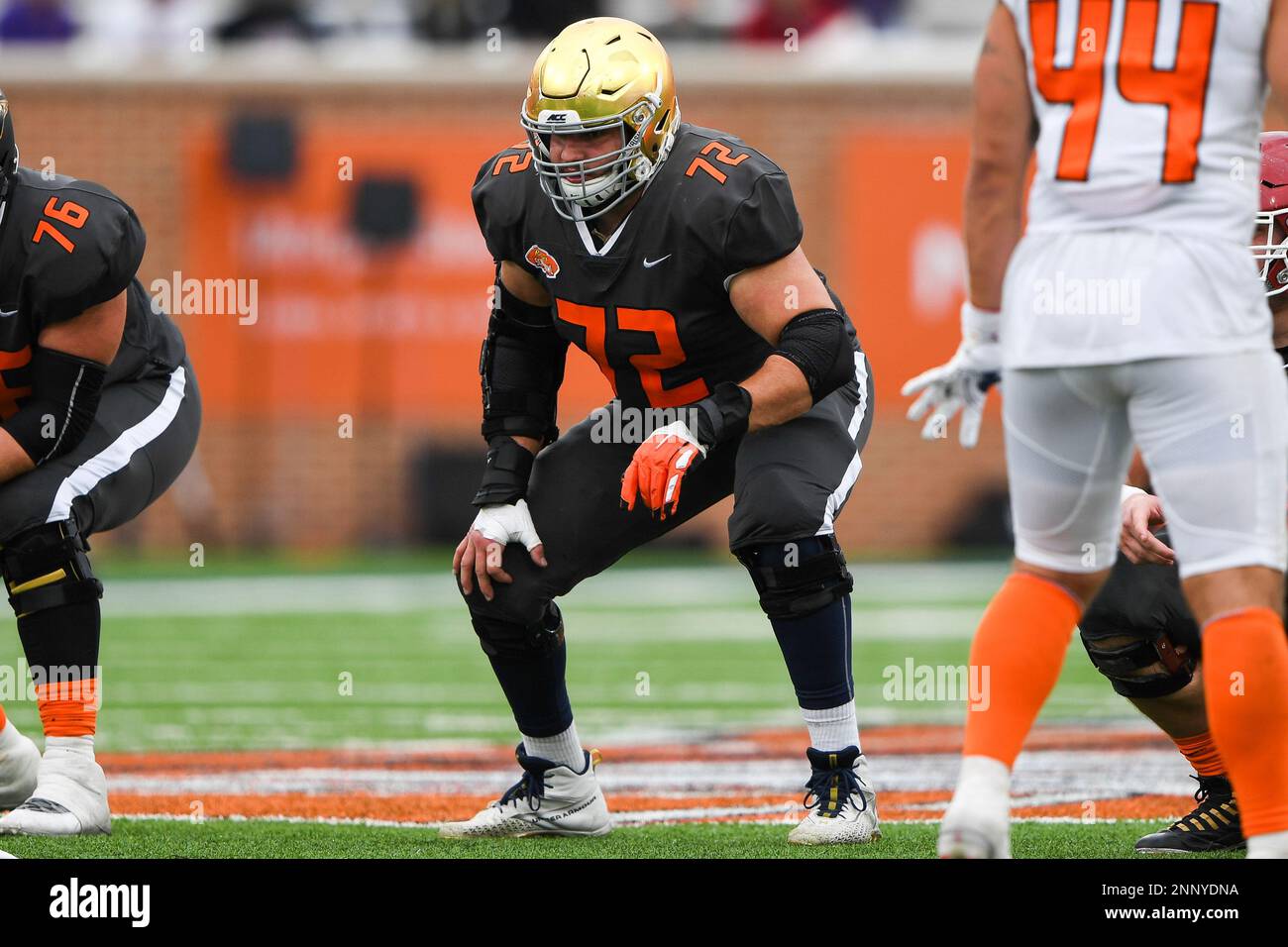 Notre Dame offensive lineman Robert Hainsey during the NCAA Senior Bowl ...