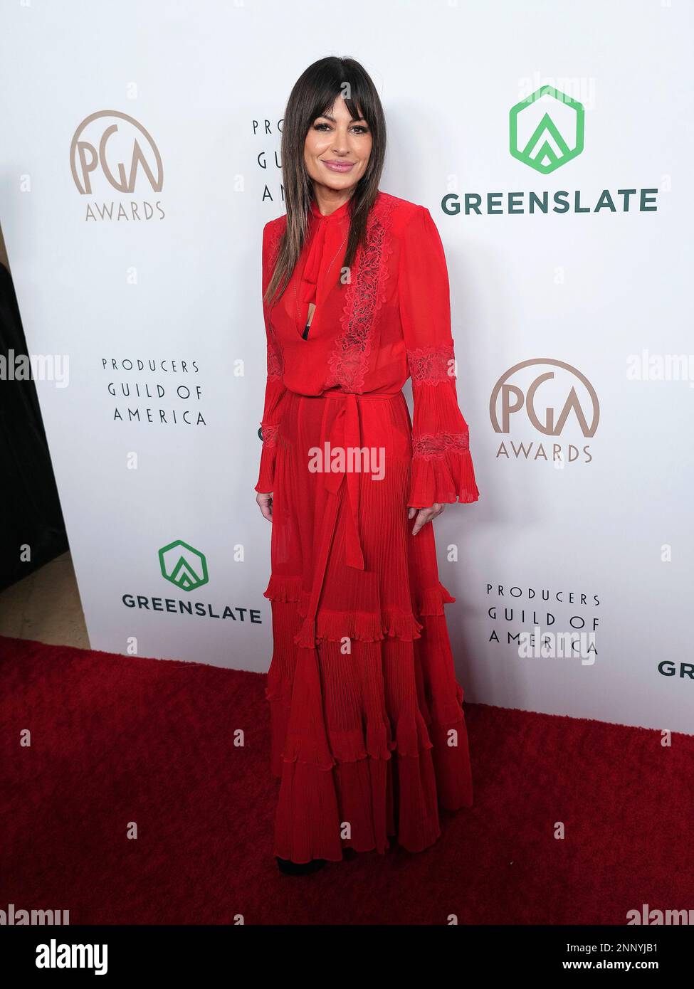 Victoria Bousis arrives at the 34th Annual Producers Guild Awards held ...