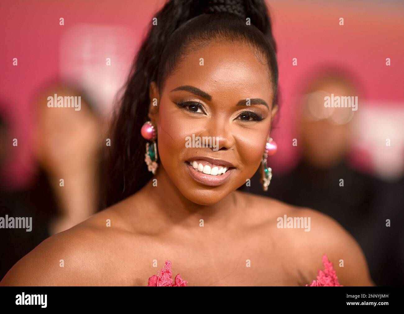 Erica Cobb arrives at the 54th NAACP Image Awards on Saturday, Feb. 25 ...