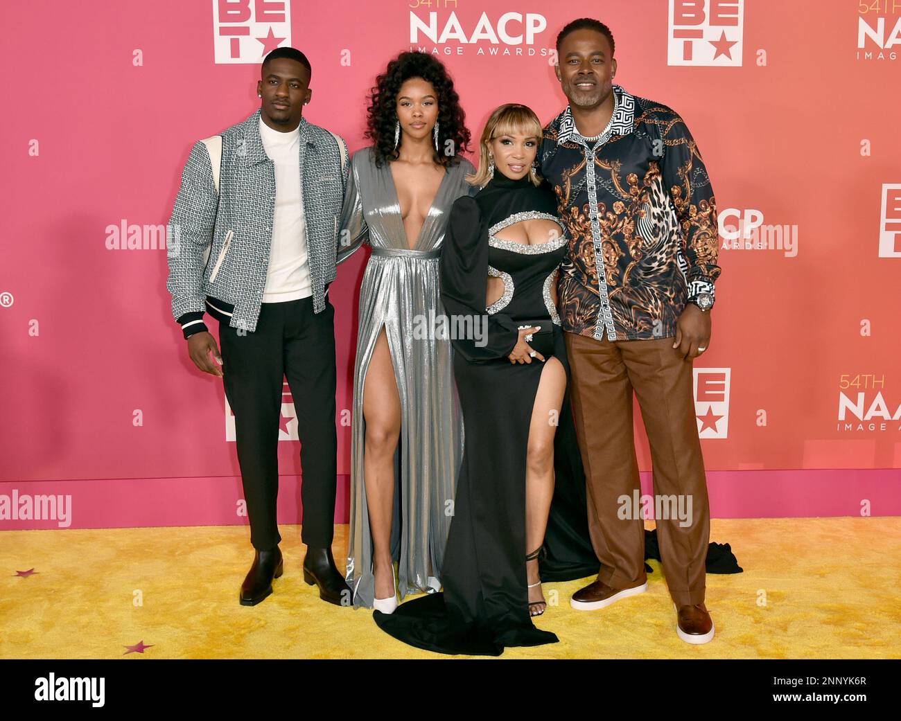 Shalom C. Obiago, from left, Kennedy Stephens, Elise Neal and Lamman ...